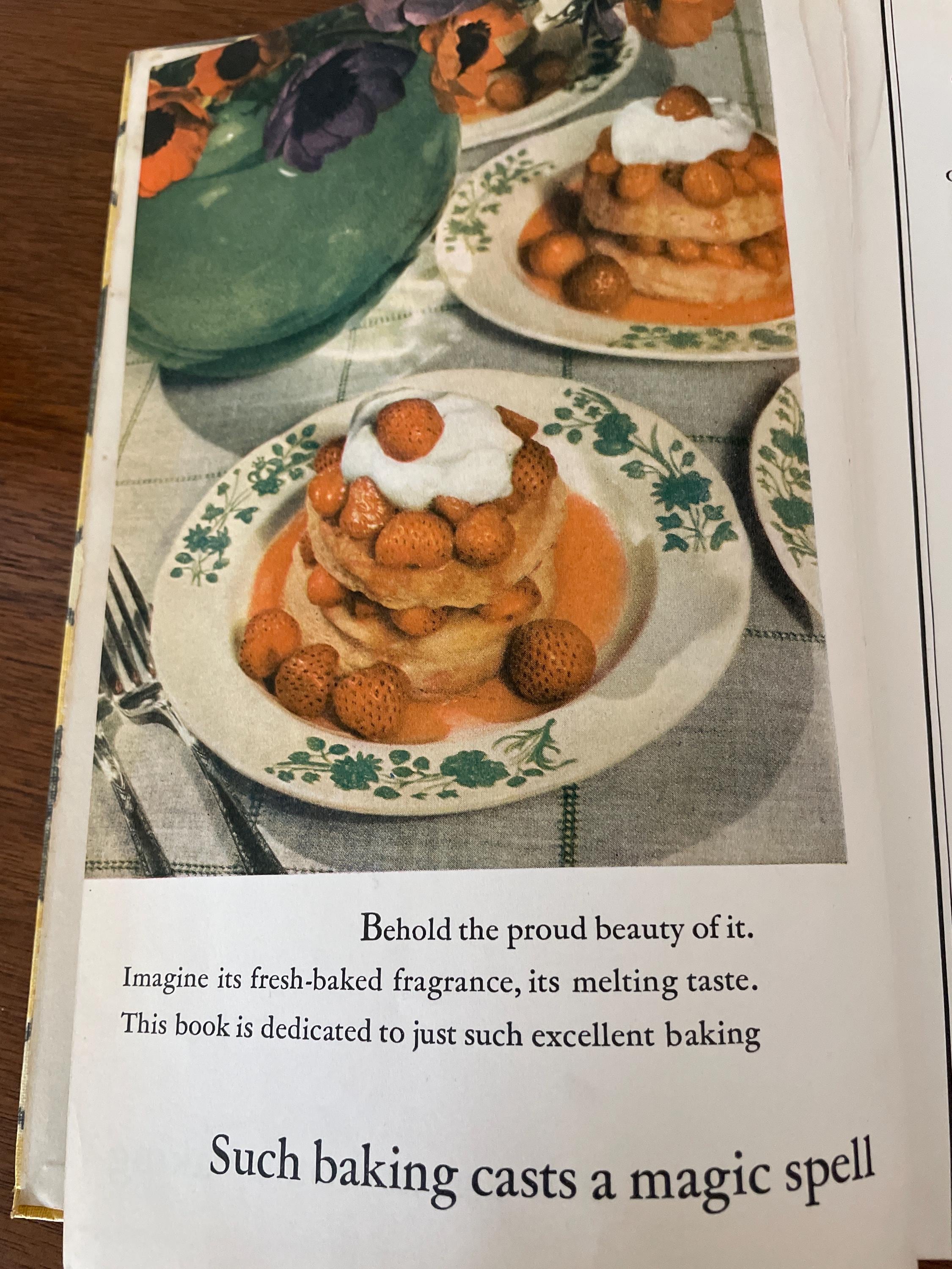 Vintage Baking Cookbook, 1930's General Foods All About Home Baking ...