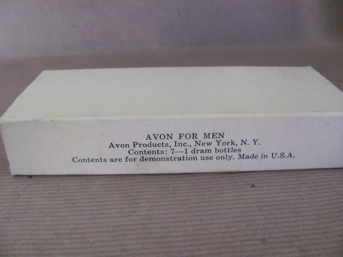 Vintage Avon for Men Fragrance Sampler 1970 Avon Men's - Etsy