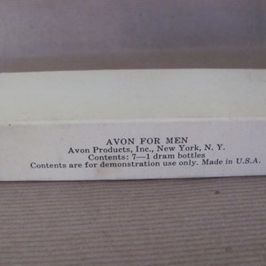 Vintage Avon for Men Fragrance Sampler, 1970 Avon Men's Fragrance ...