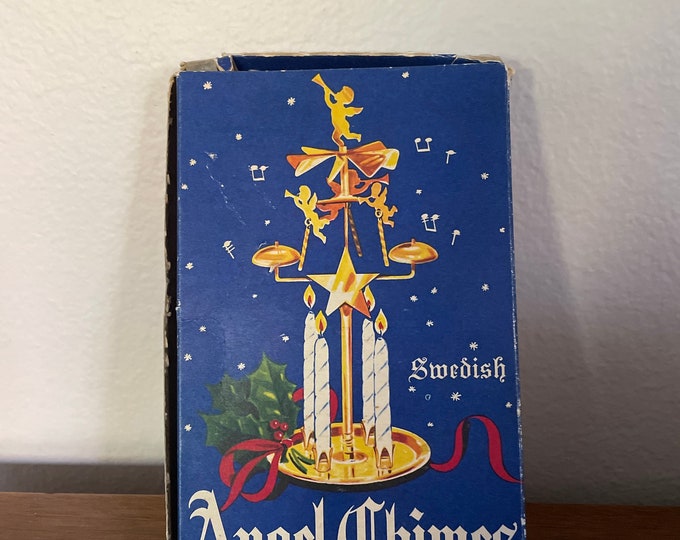 Vintage Christmas Angel Chimes, 1960's Anderson & Boberg Angel Chimes ...