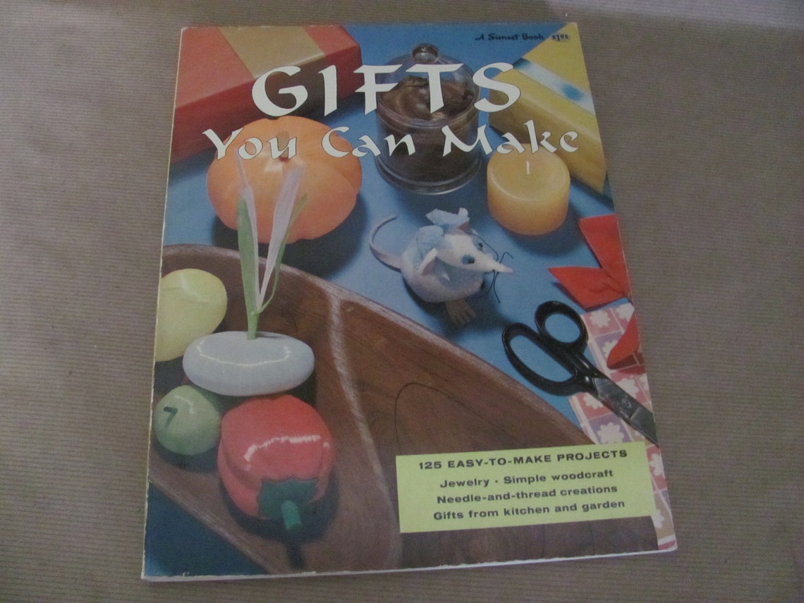Vintage Craft Book 1960's Sunset Gifts You Can Make - Etsy