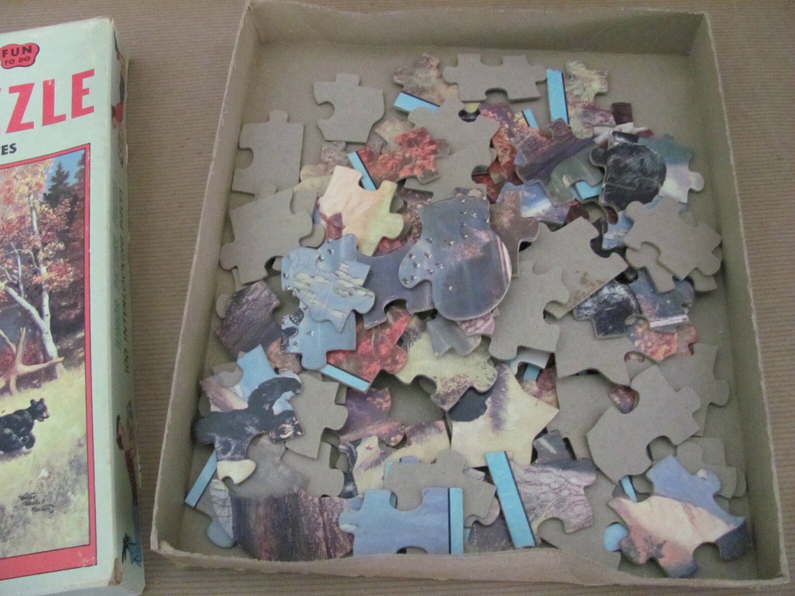 Vintage Kids Jigsaw Puzzle 1960's Built-rite Picture - Etsy