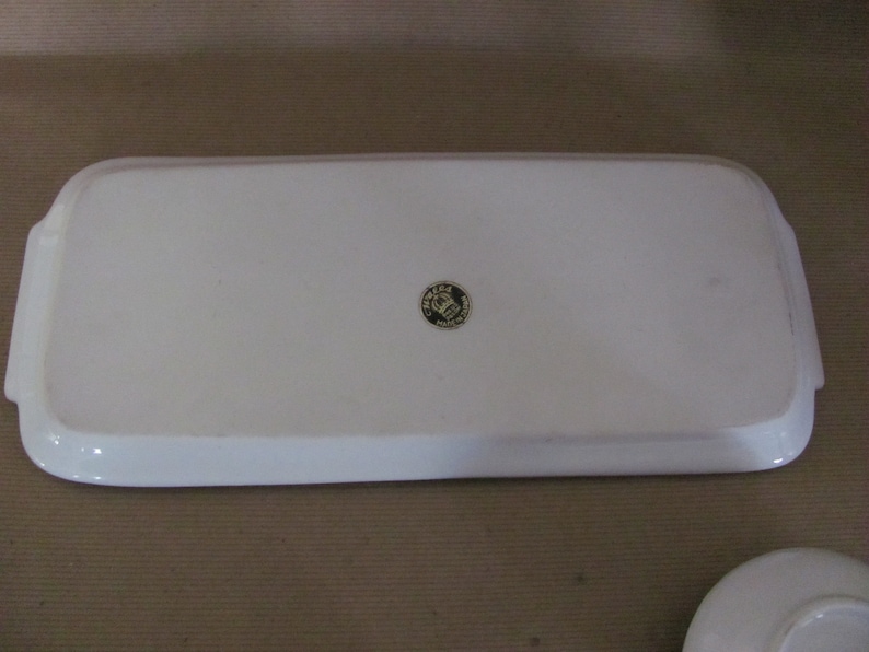 Vintage Porcelain Vanity Set 1950's Wales Japan Vanity | Etsy