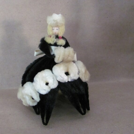 Vintage Pipe Cleaner Lady Woman 1950's Chenille Pipe | Etsy