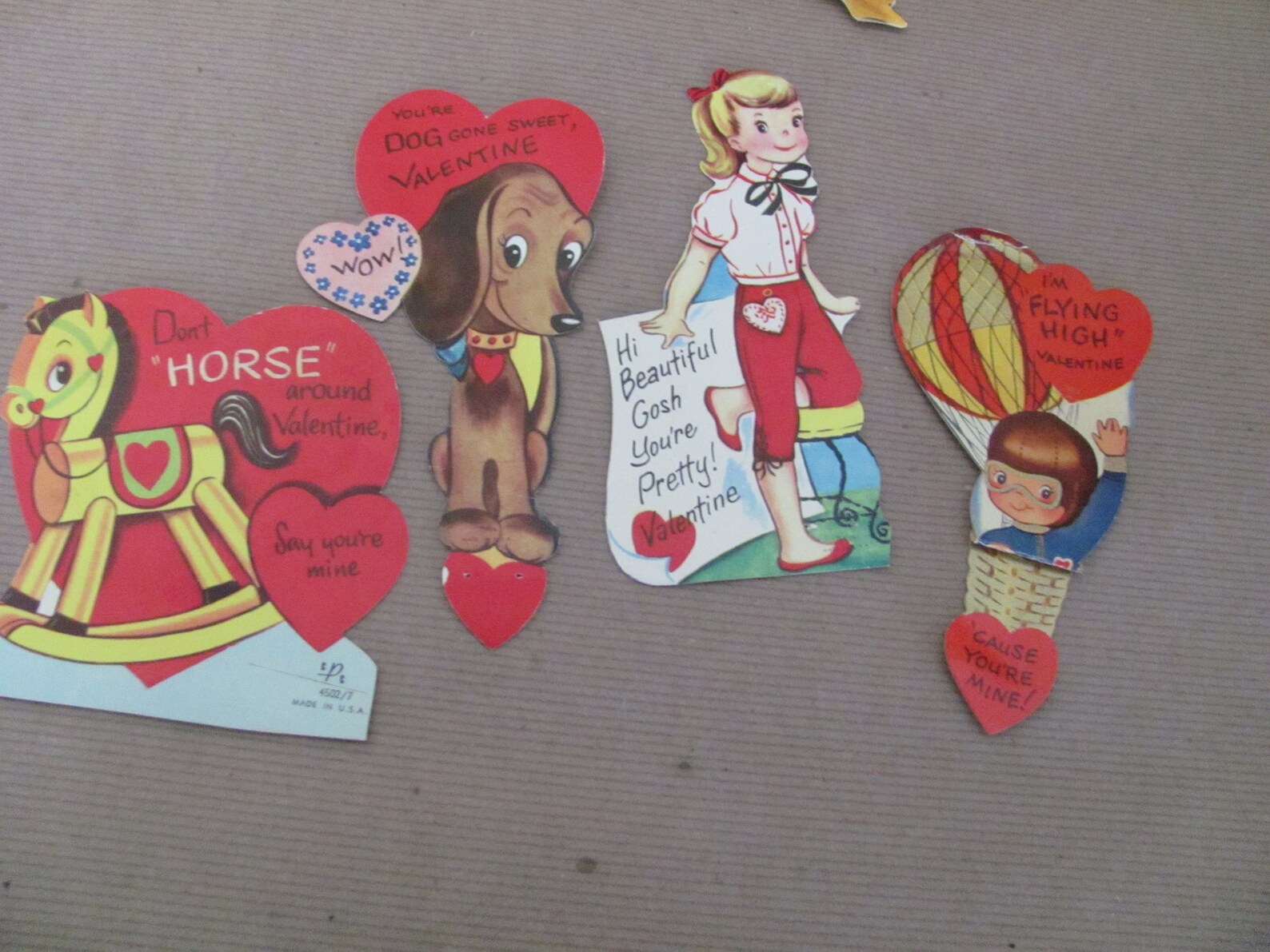 Vintage Valentine's Day Card Lot 1950's Valentine - Etsy