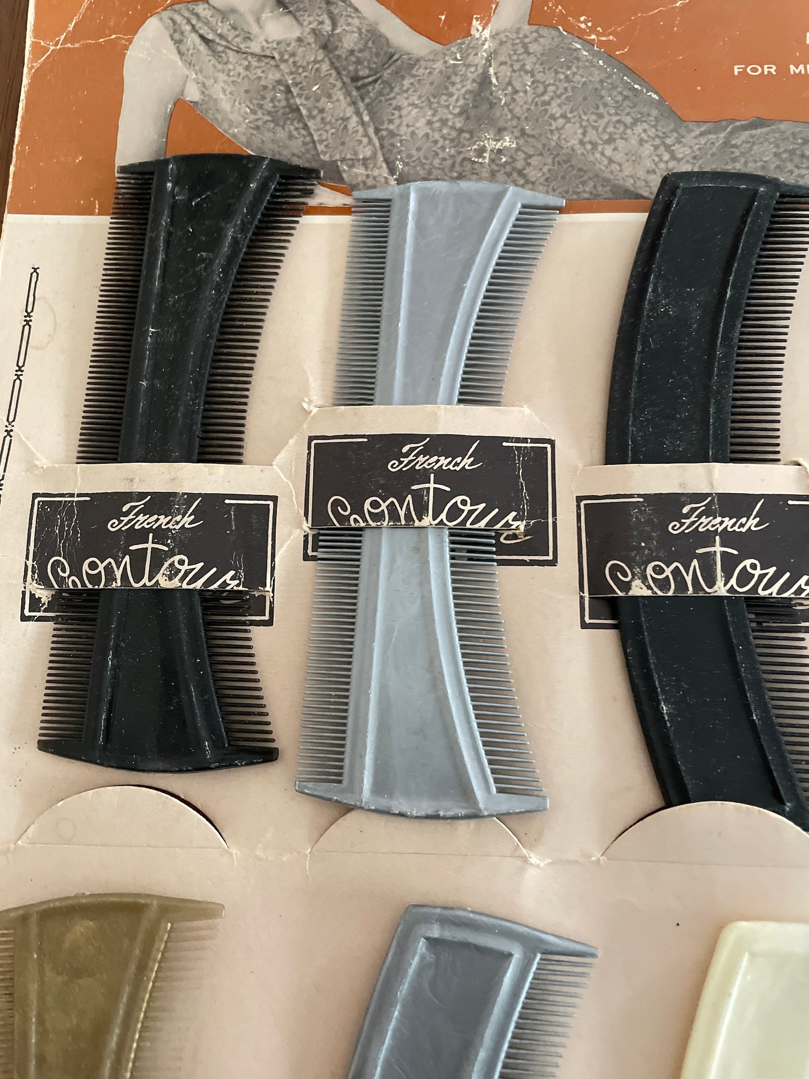 Vintage Store Display, 1960's Genco French Comb Store Display, Plastic ...