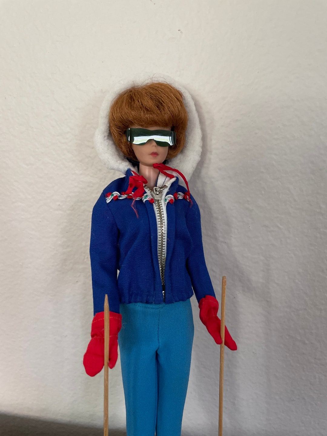 Vintage Barbie Clothes, 1960's Barbie Ski Queen Outfit, 948 Ski Queen ...