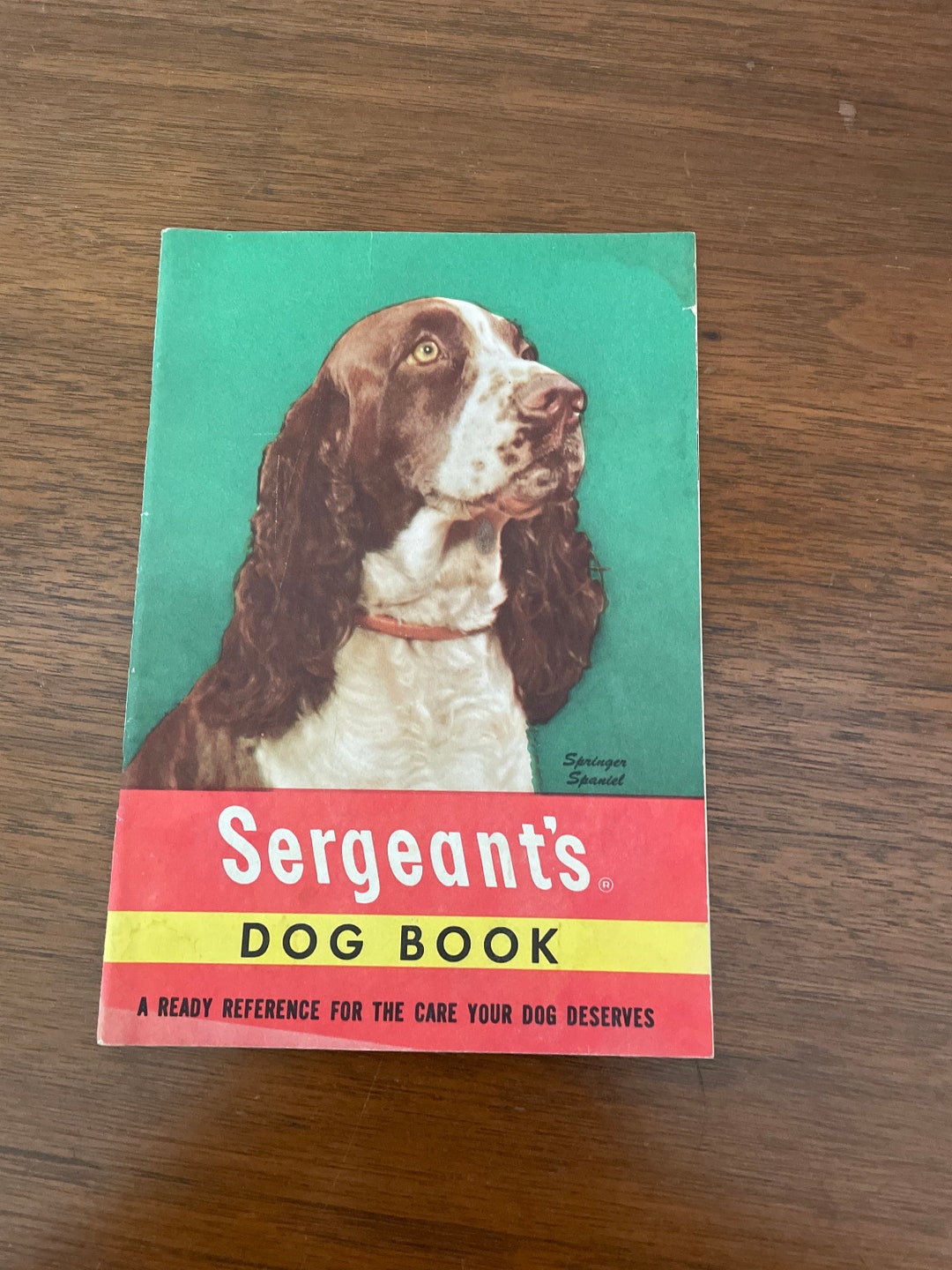 Vintage Dog Care Booklet, 1960's Sergeant's Dog Book, Dog Reference ...