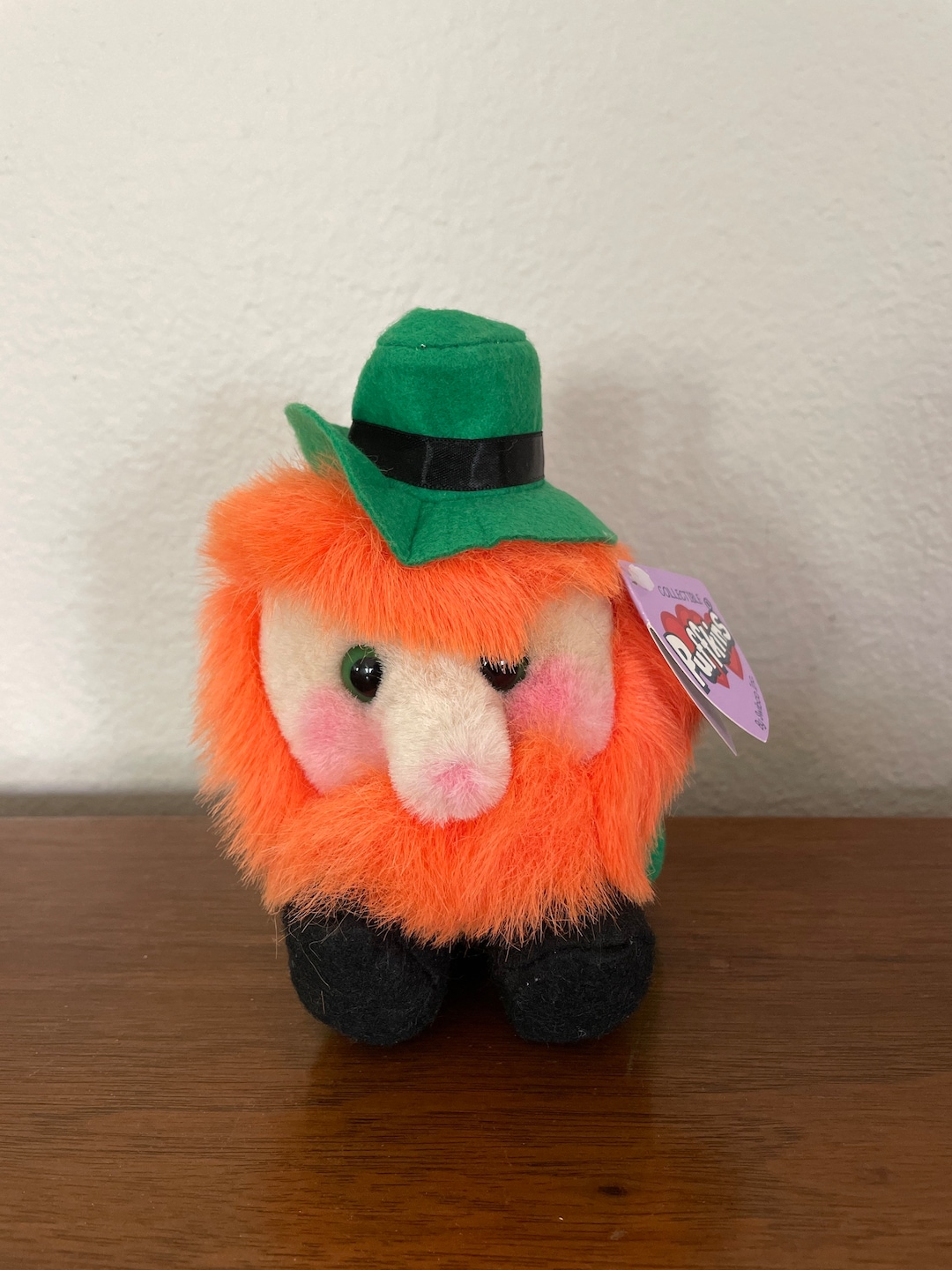 Vintage Puffkins Stuffed Toy, 1990s Swibco Puffkins Mr. Lucky the ...