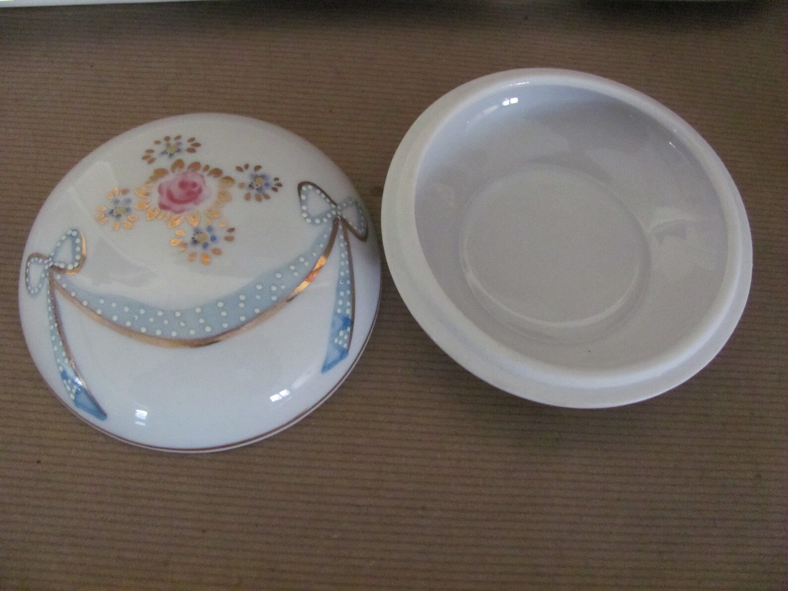 Vintage Porcelain Vanity Set 1950's Wales Japan Vanity - Etsy