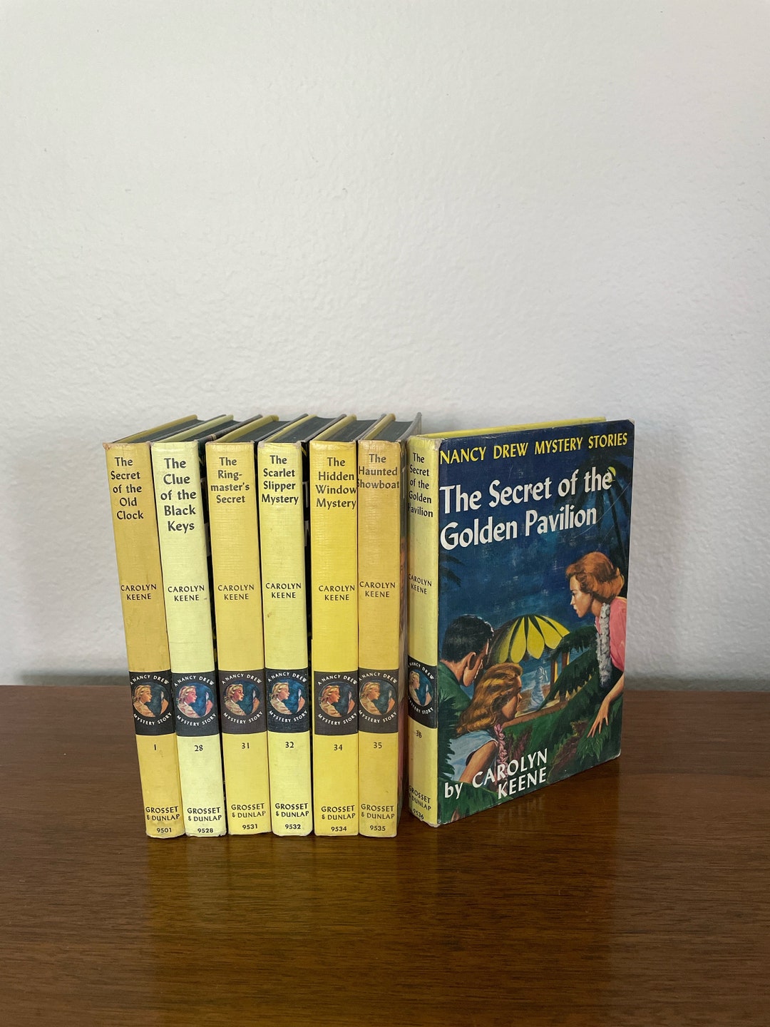 Vintage Nancy Drew Book Collection, 1950's Nancy Drew Mystery Books ...