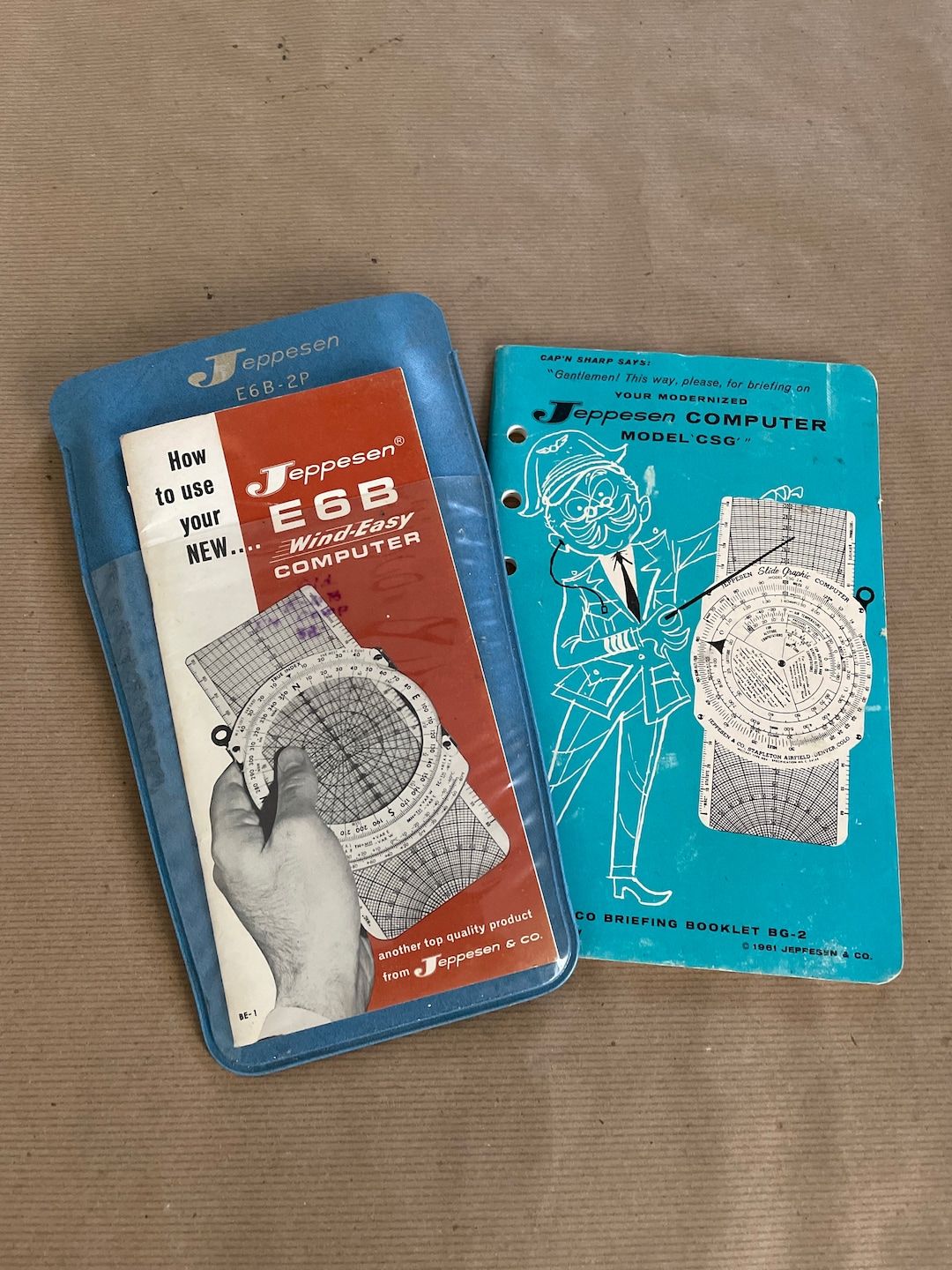 Vintage Pilot Wind Calculator, 1960's Jeppesen Wind Easy Computer, E6B ...