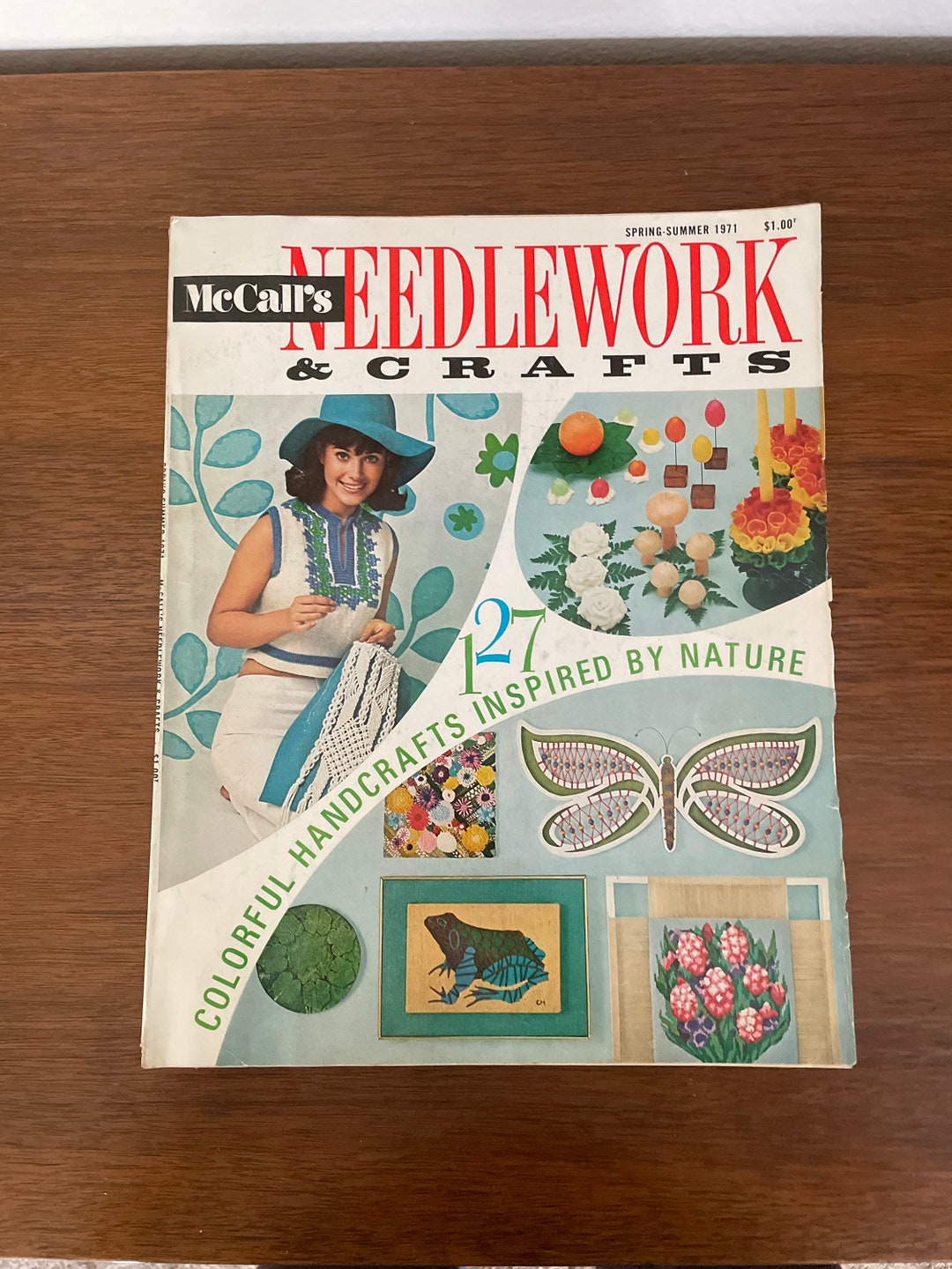 Vintage 1970's Mccall's Needlework and Crafts Magazine, Spring-summer ...