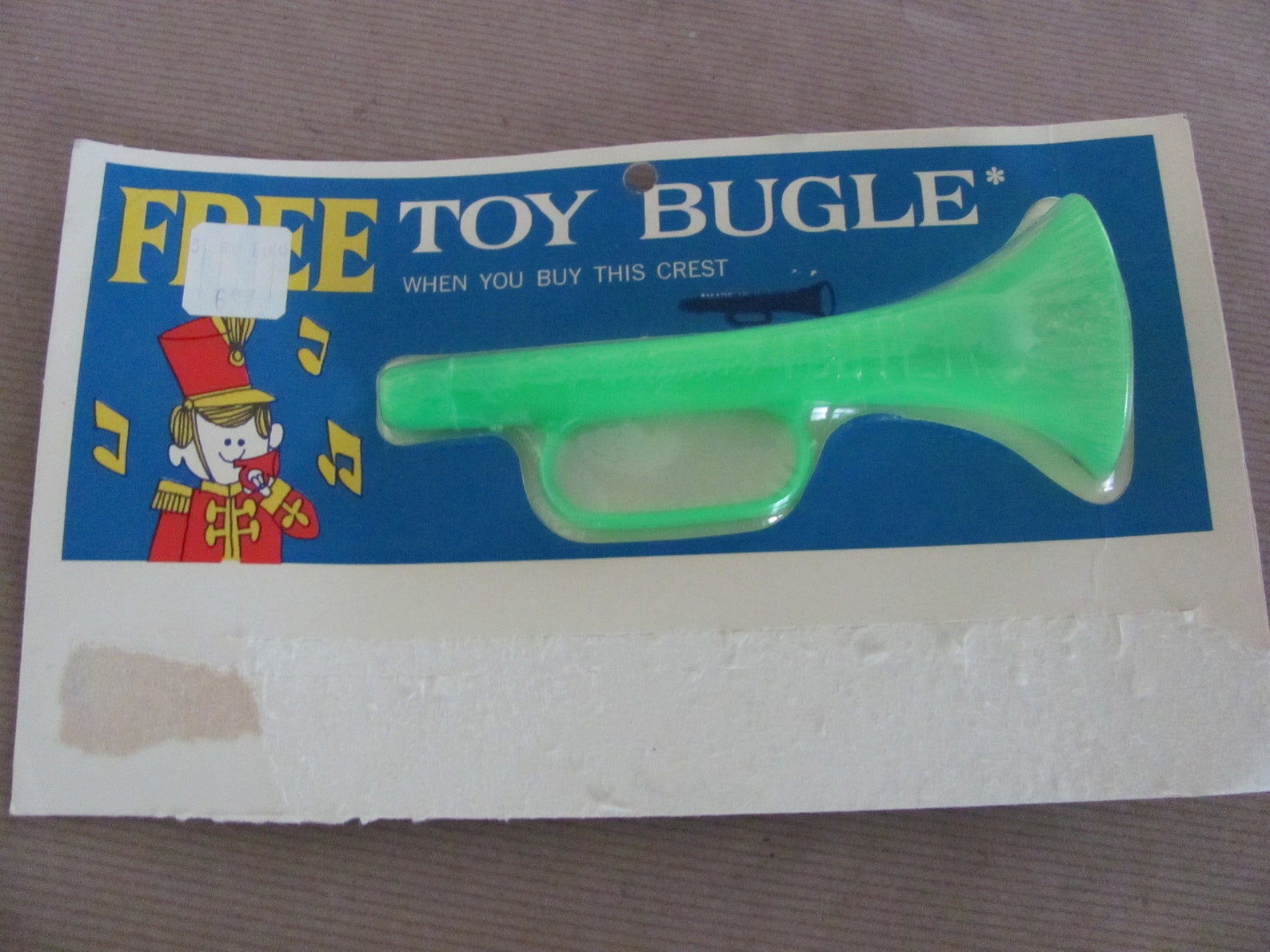 Vintage Toy Bugle 1960's Crest Toothpaste Promotional | Etsy