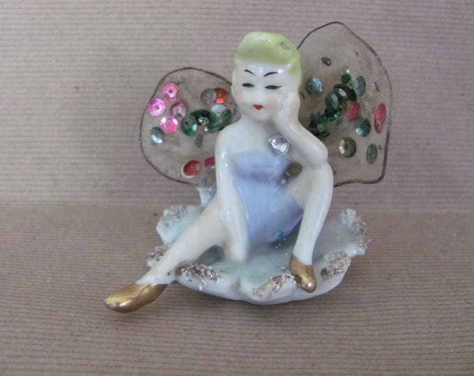Vintage Tinkerbell Figurine, 1950's Disney Tinkerbell Figurine, Fairy ...