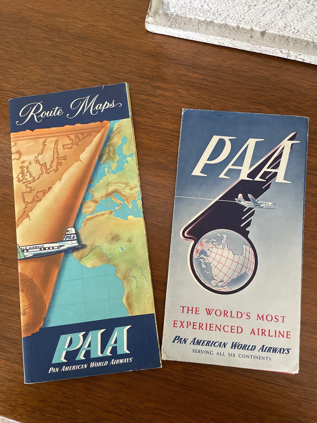 Vintage Airline Memorabilia, 1950's PAA Pan American Airlines, Tickets ...