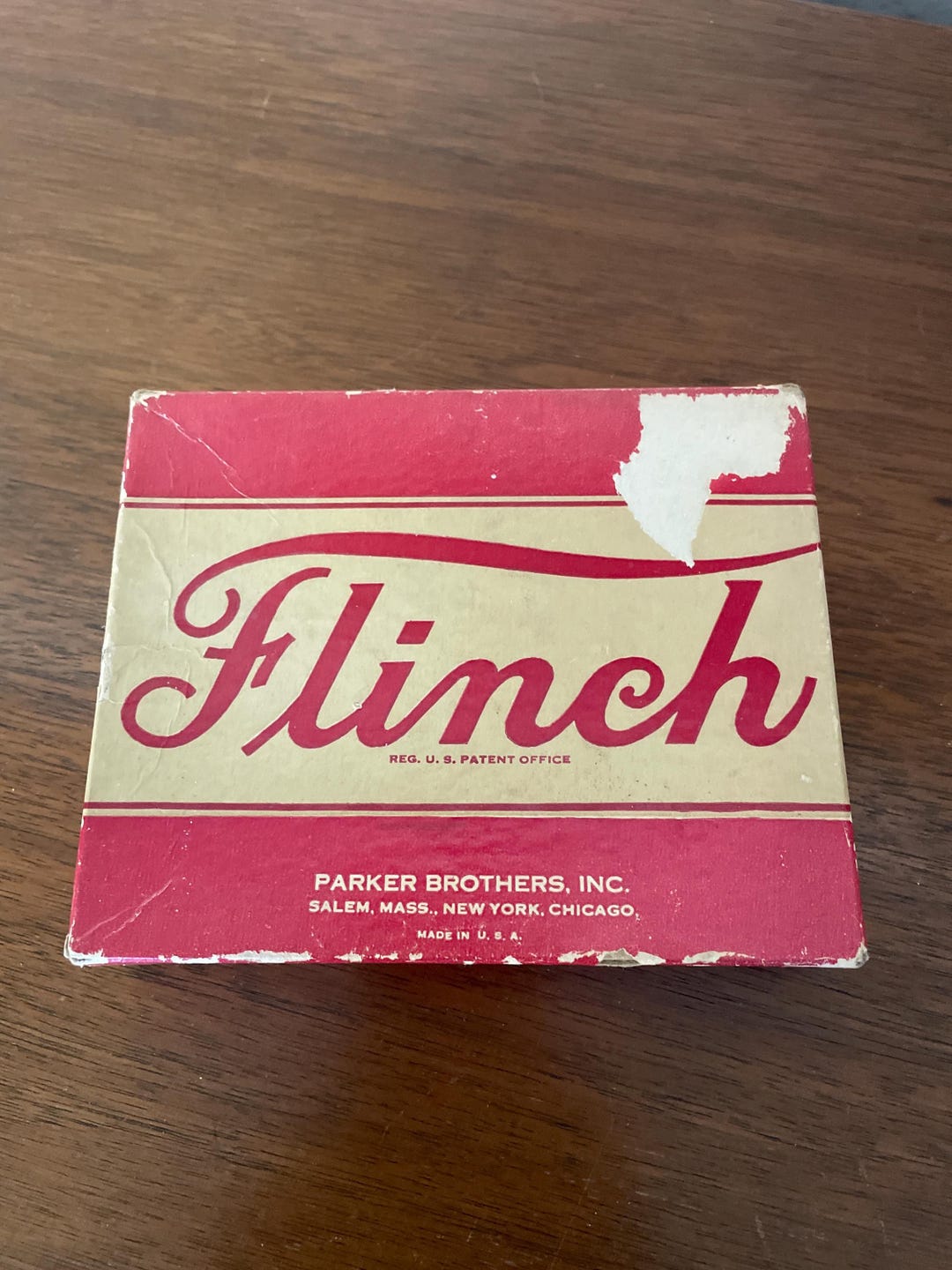 Vintage Flinch Game, 1930's Parker Brothers Flinch Card Game, Complete ...