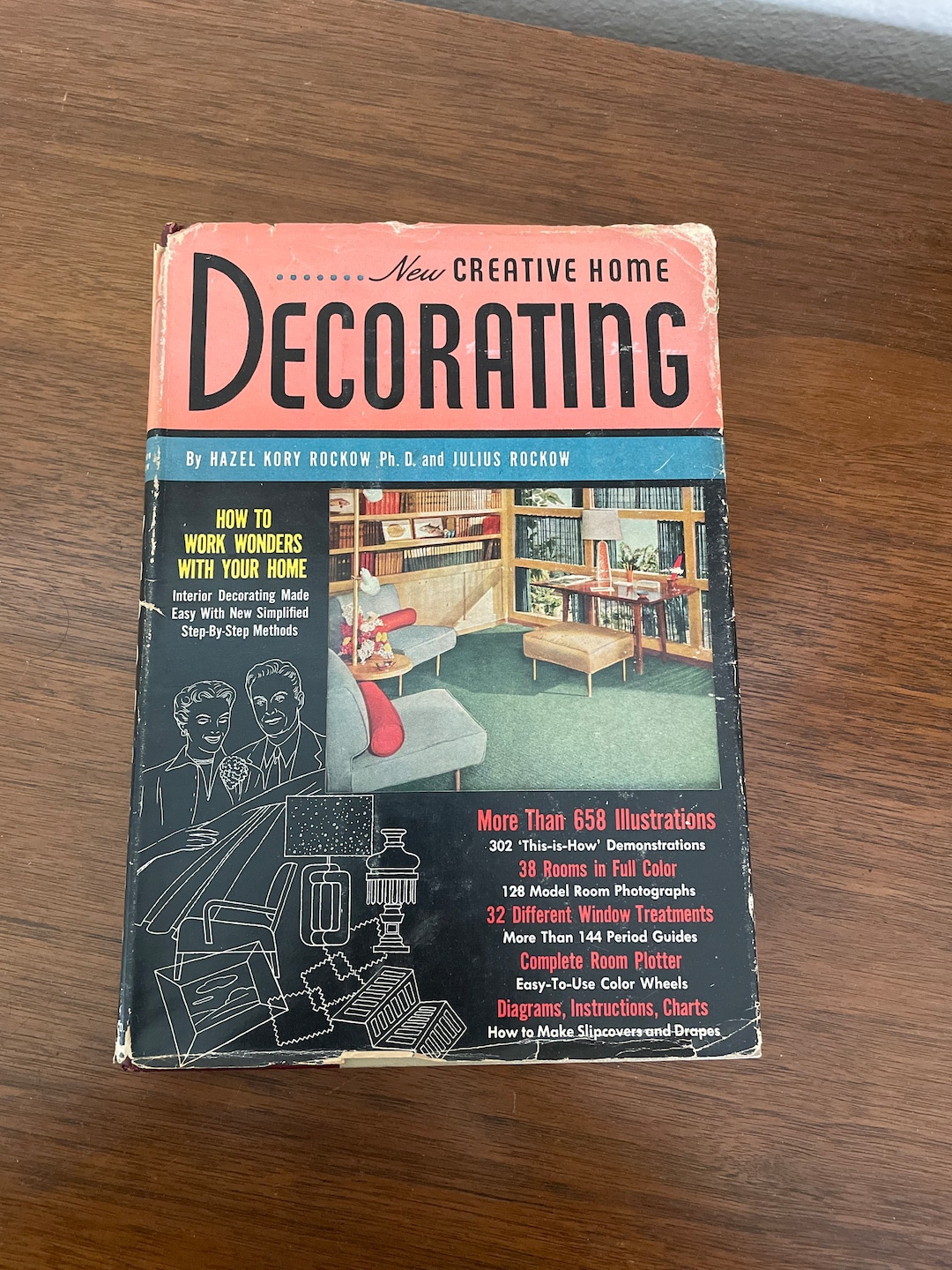 Vintage Mid Century Decorating Book, 1950's New Creative Home ...