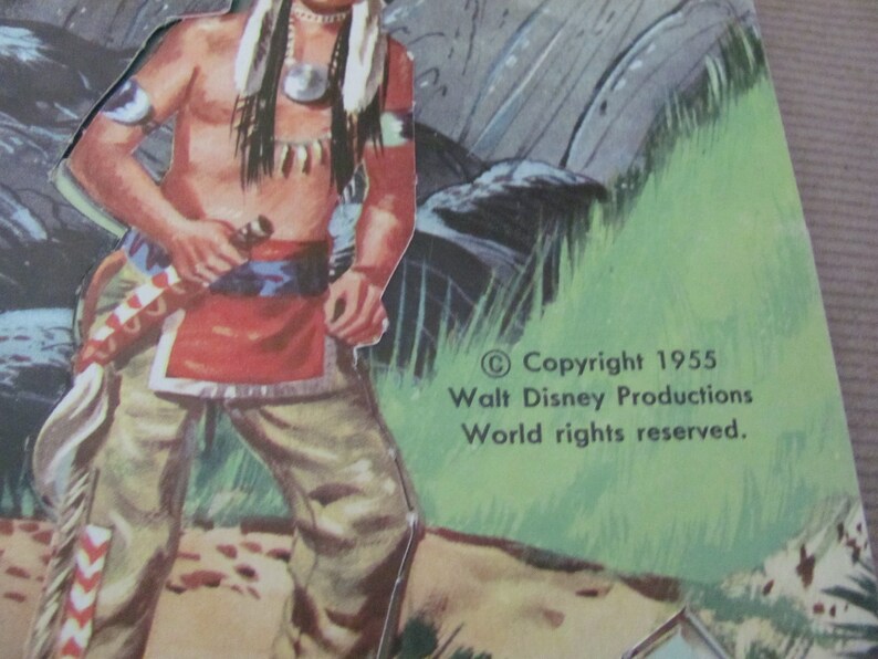 Vintage Davy Crockett Paper Dolls 1950's Whitman Davy | Etsy