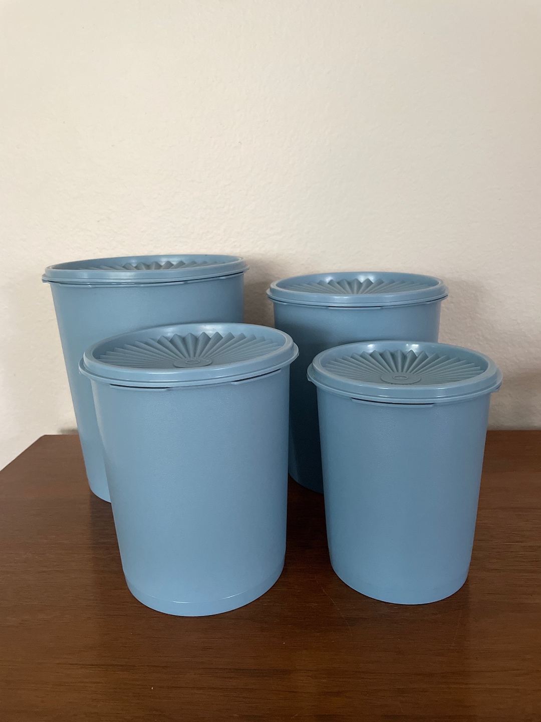 Vintage Tupperware Canister Set 1980's Tupperware - Etsy