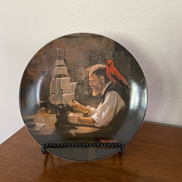 Norman Rockwell Plates the Shipbuilder - Etsy