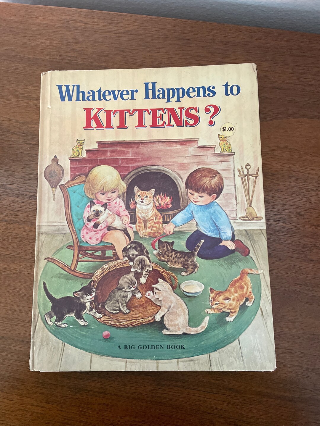 Vintage Kittens Book, 1960's Big Golden Book, Whatever Happens to ...