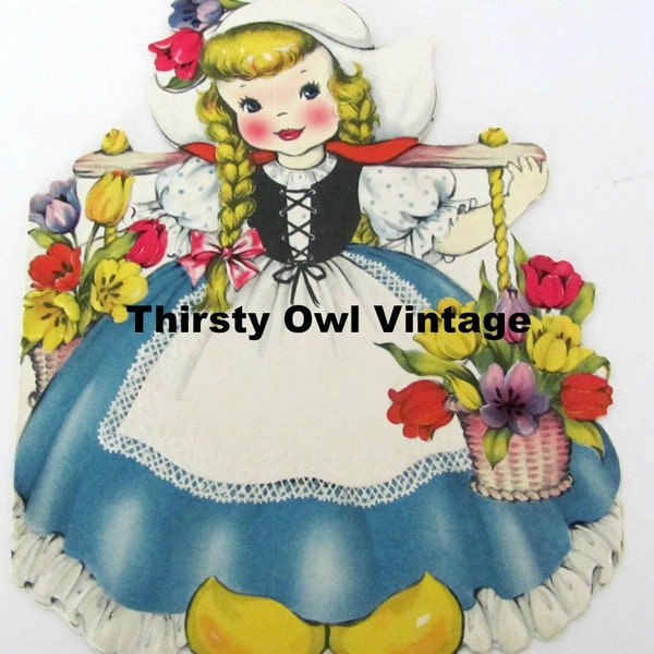 Vintage Dutch Girl - Etsy