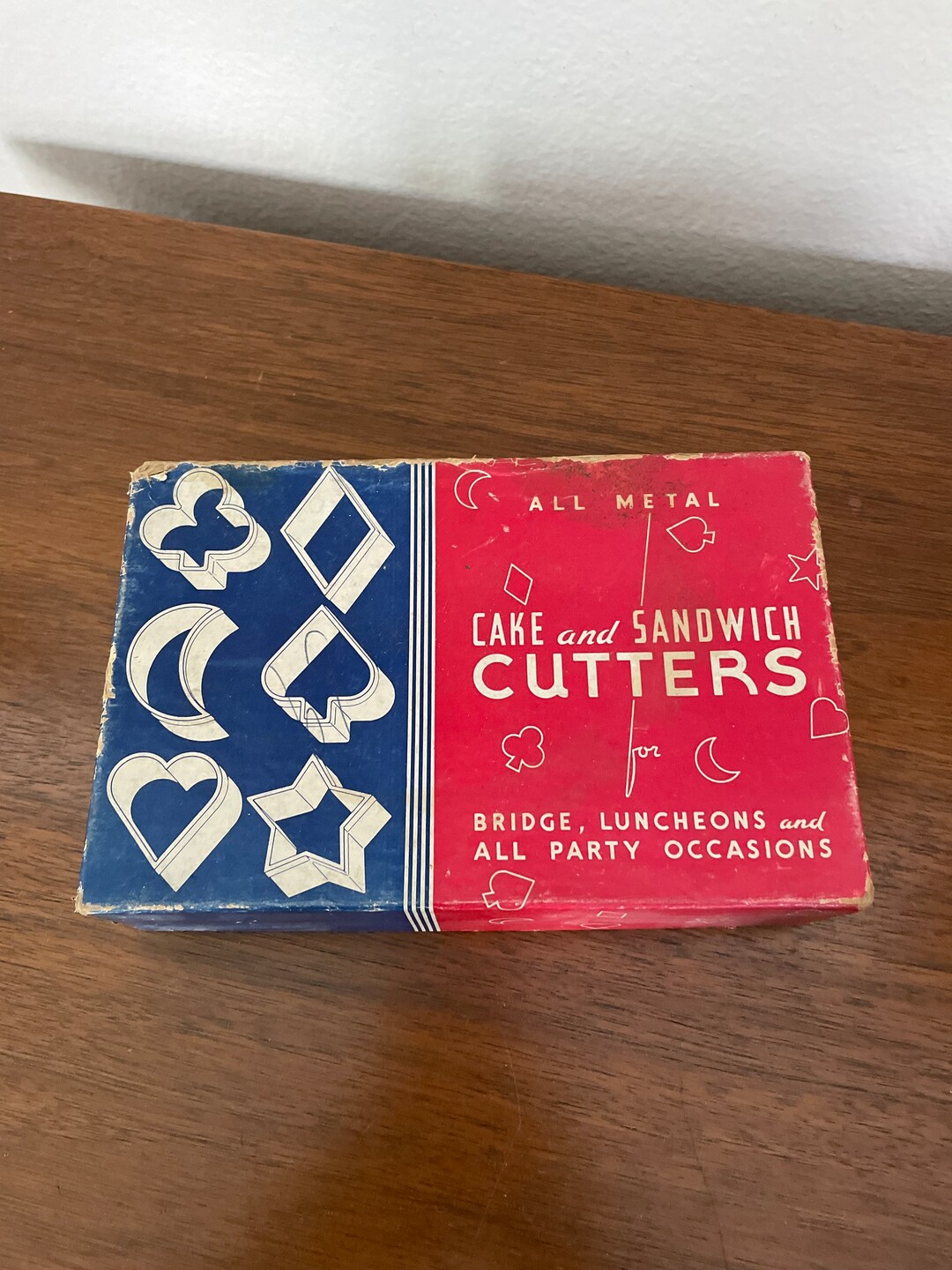 Vintage Cutter Set, 1950's Cake and Sandwich Cutters, Aluminum Cutters ...