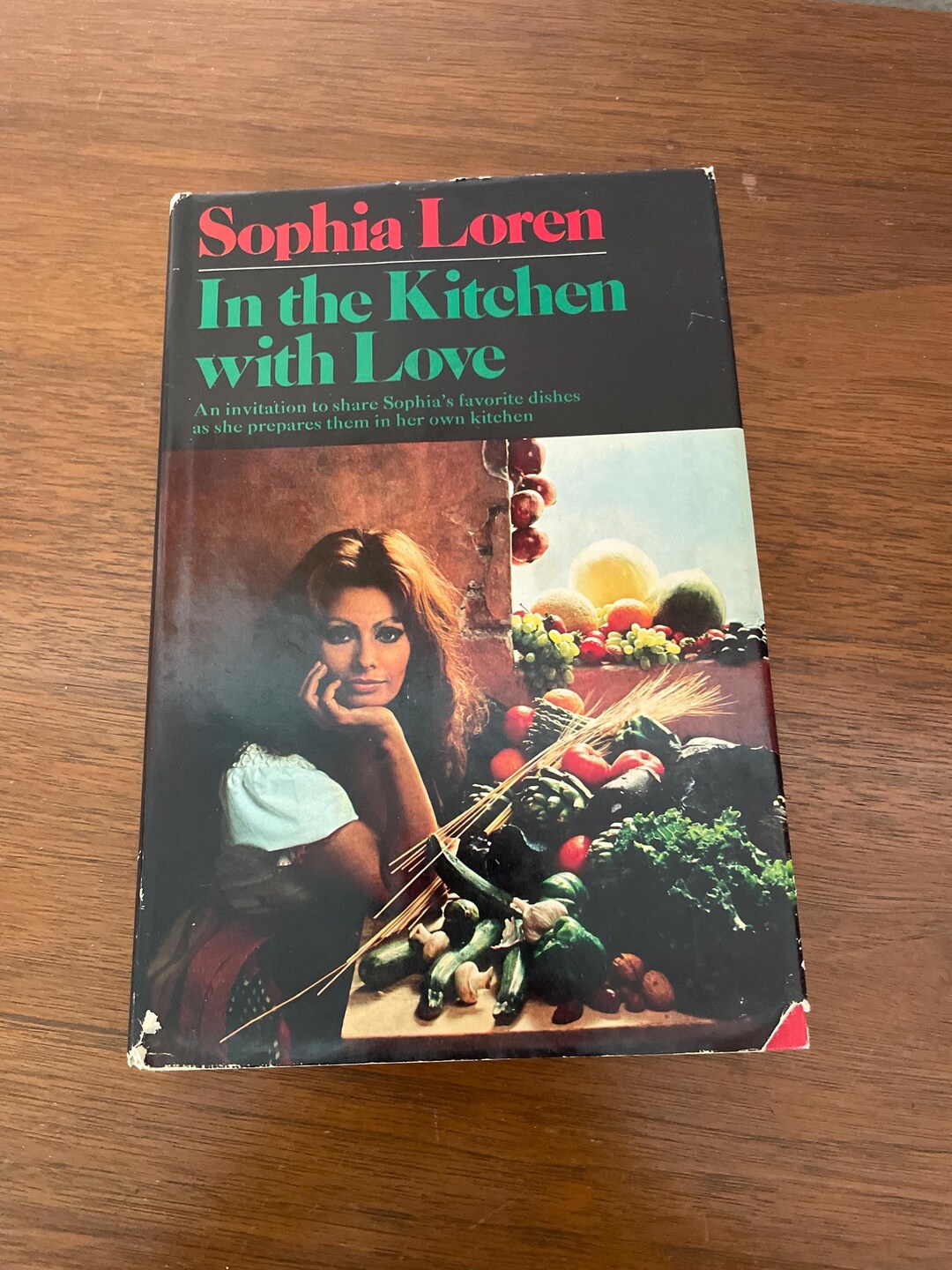 Vintage Italian Cookbook, 1970's Rare Sophia Loren in the Kitchen With ...