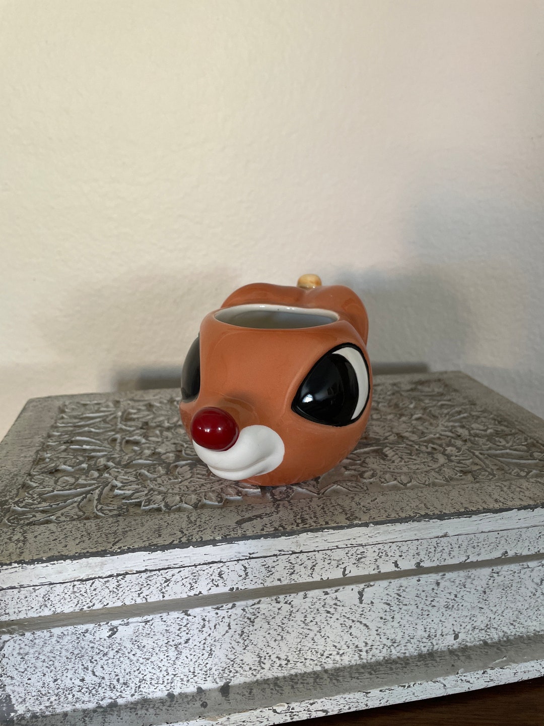 Vintage Rudolph Mug, 1990's Enesco Ceramic Rudolph Head Mug, 1990's ...