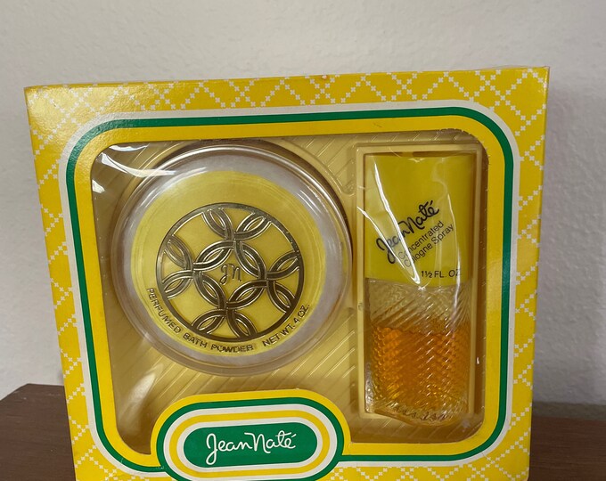 Vintage Jean Nate Gift Set, 1970's Charles of the Ritz Jean Nate Powder ...