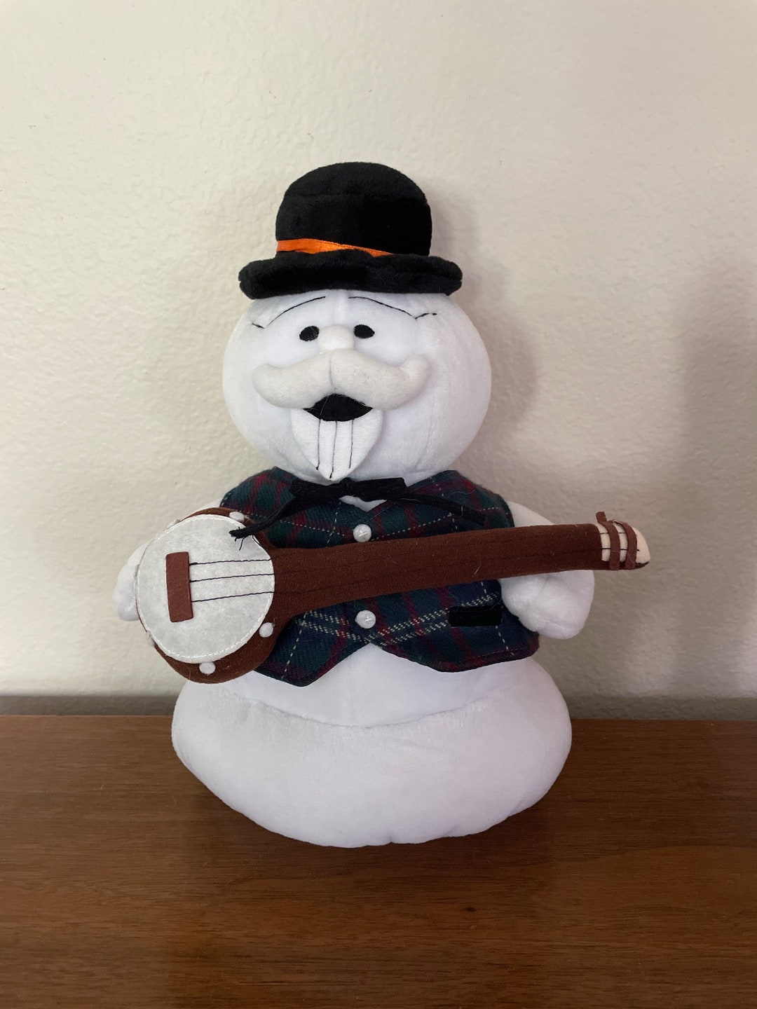 Vintage Rudolph Sam the Snowman Plush, 1990's CVS Stuffins Sam the ...