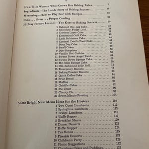 Vintage Baking Cookbook, 1930's General Foods All About Home Baking ...