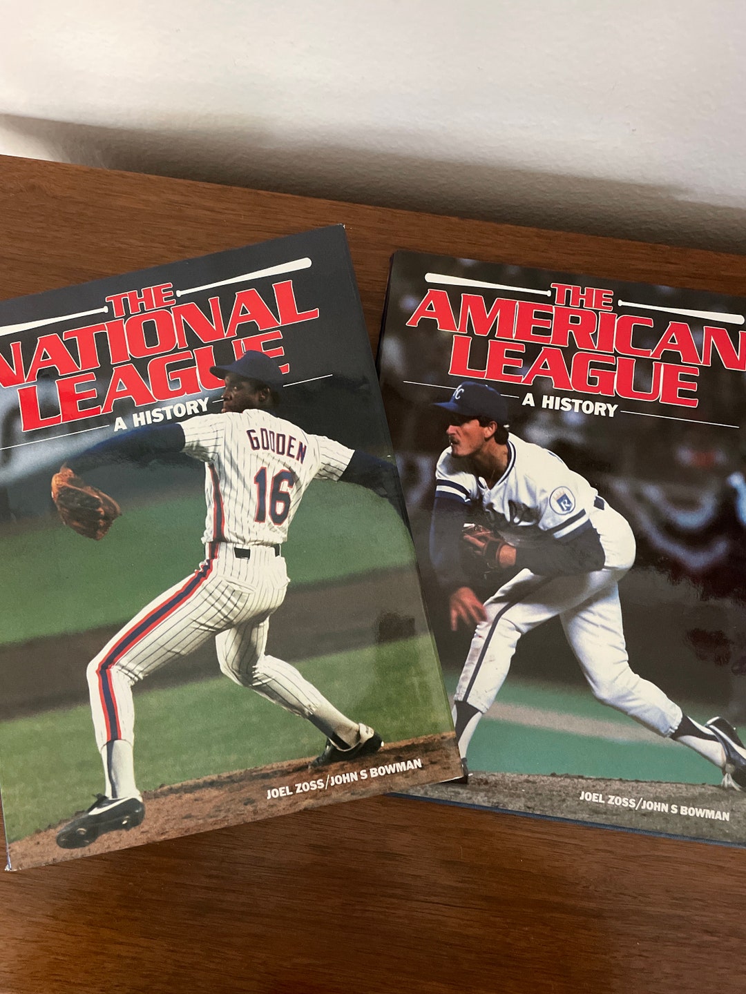Vintage Baseball Book Set, 1980's the National League, the American ...