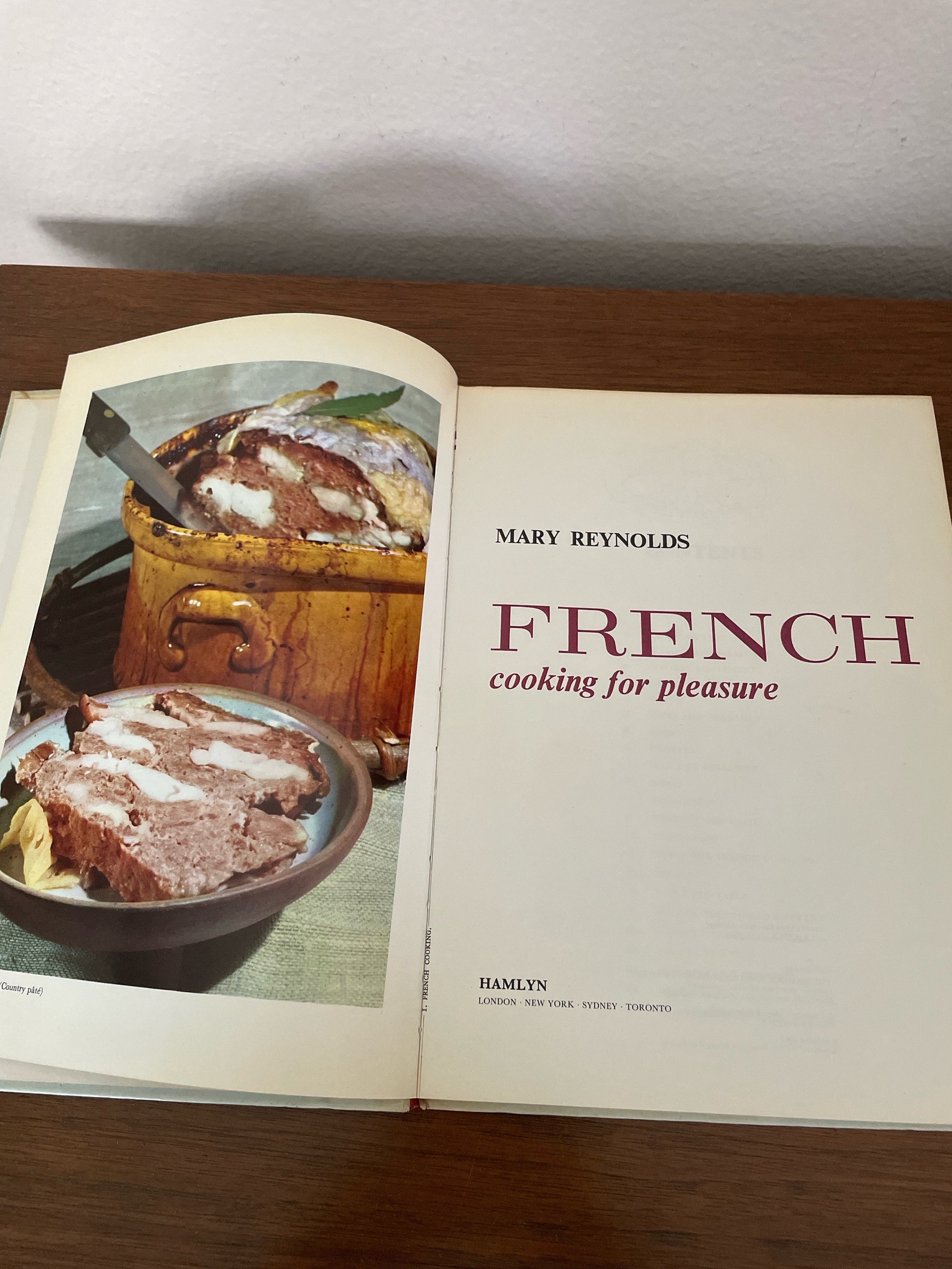 Vintage French Cookbook, 1960s French Cooking for Pleasure, Mary ...