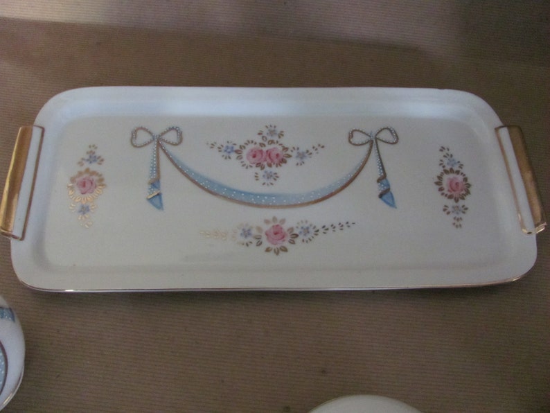 Vintage Porcelain Vanity Set 1950's Wales Japan Vanity - Etsy