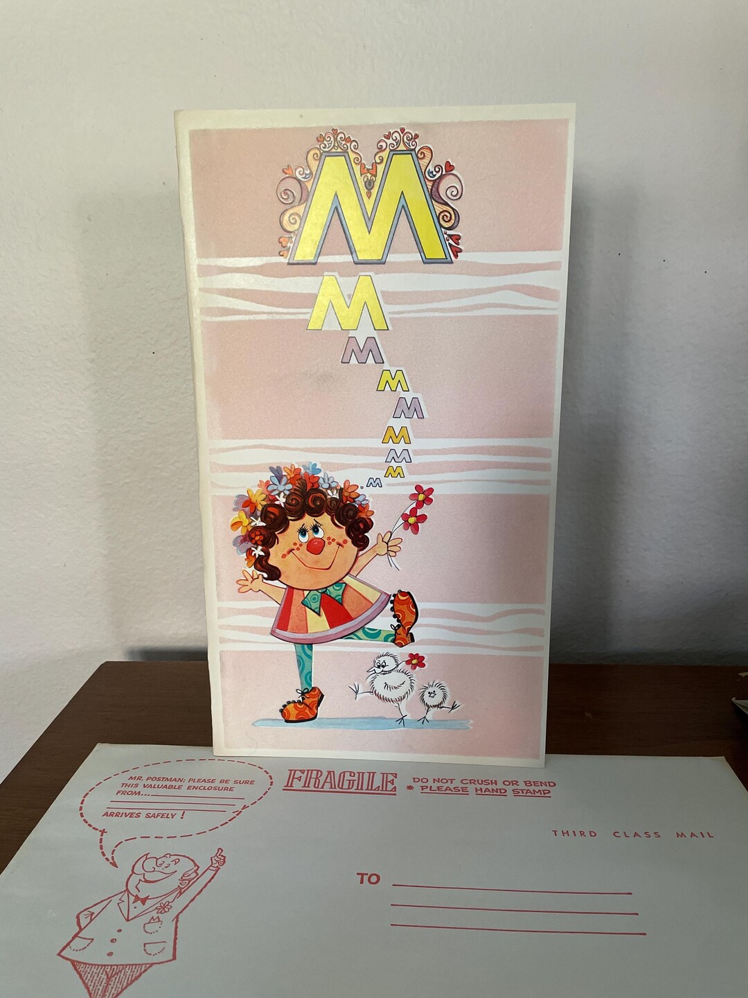 Vintage Unused Greeting Card, 1960's Vagabond Creations Extra Large ...