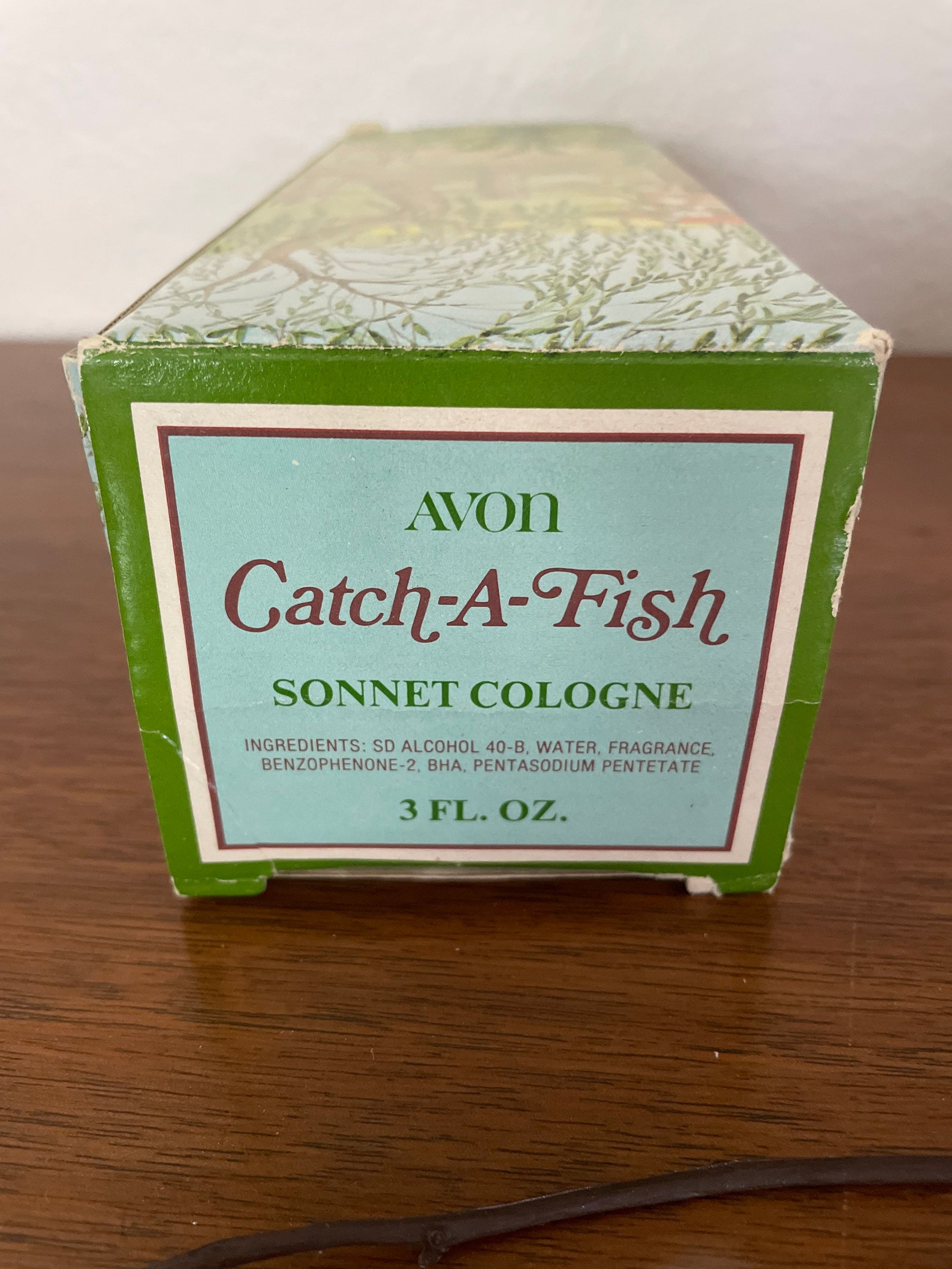 Vintage Avon Cologne Bottle, 1970's Avon Catch A Fish, Boy With Fishing ...