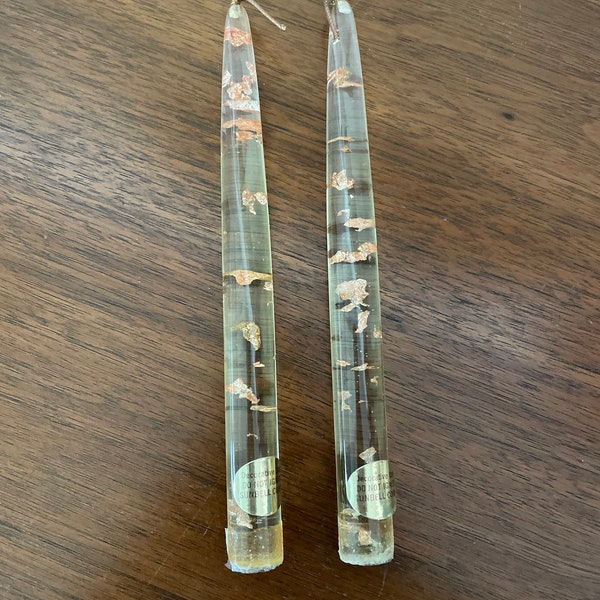 Lucite Taper Candles - Etsy