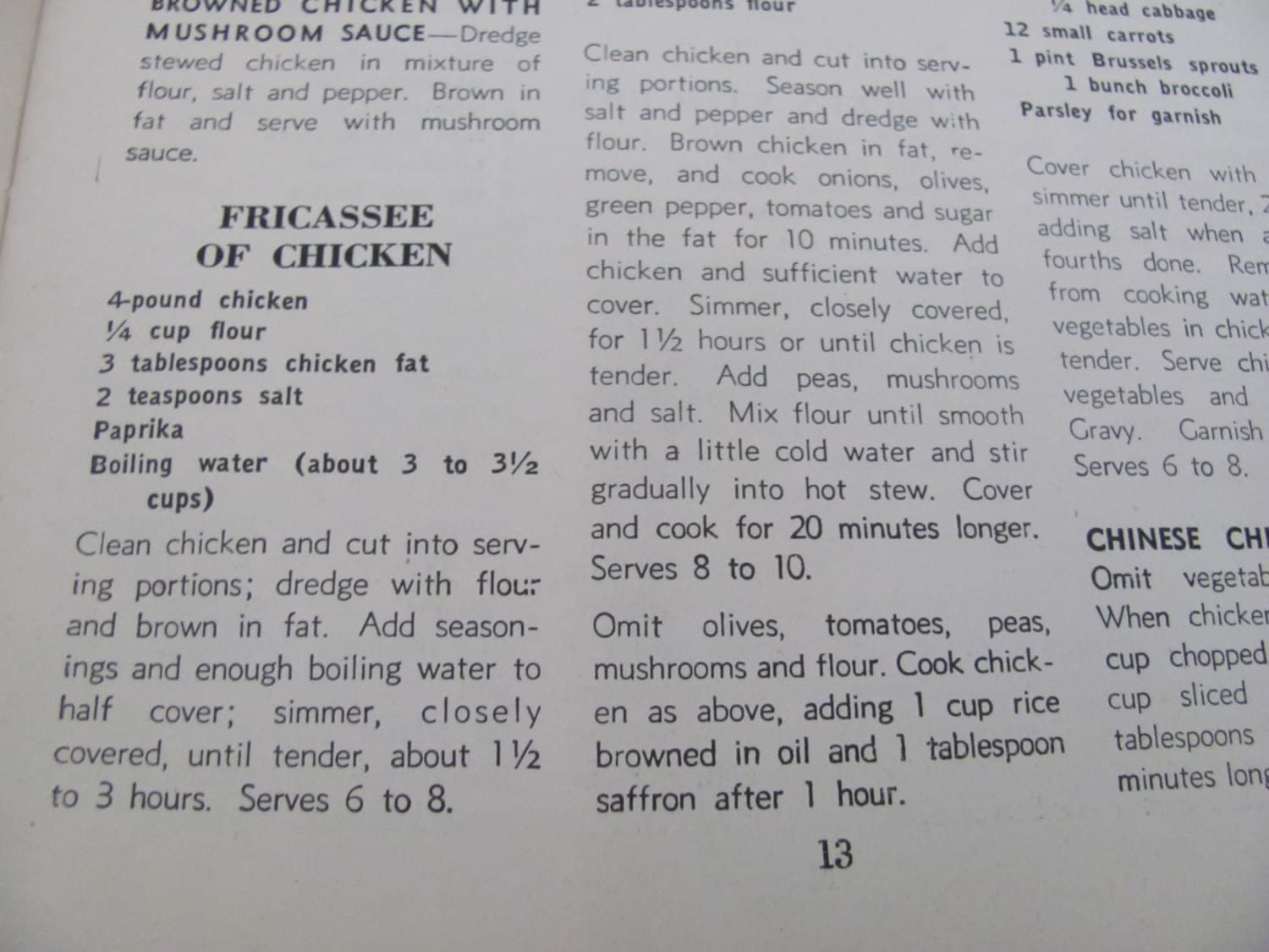 Vintage Poultry Recipe Booklet 1940s Culinary Arts Institute - Etsy