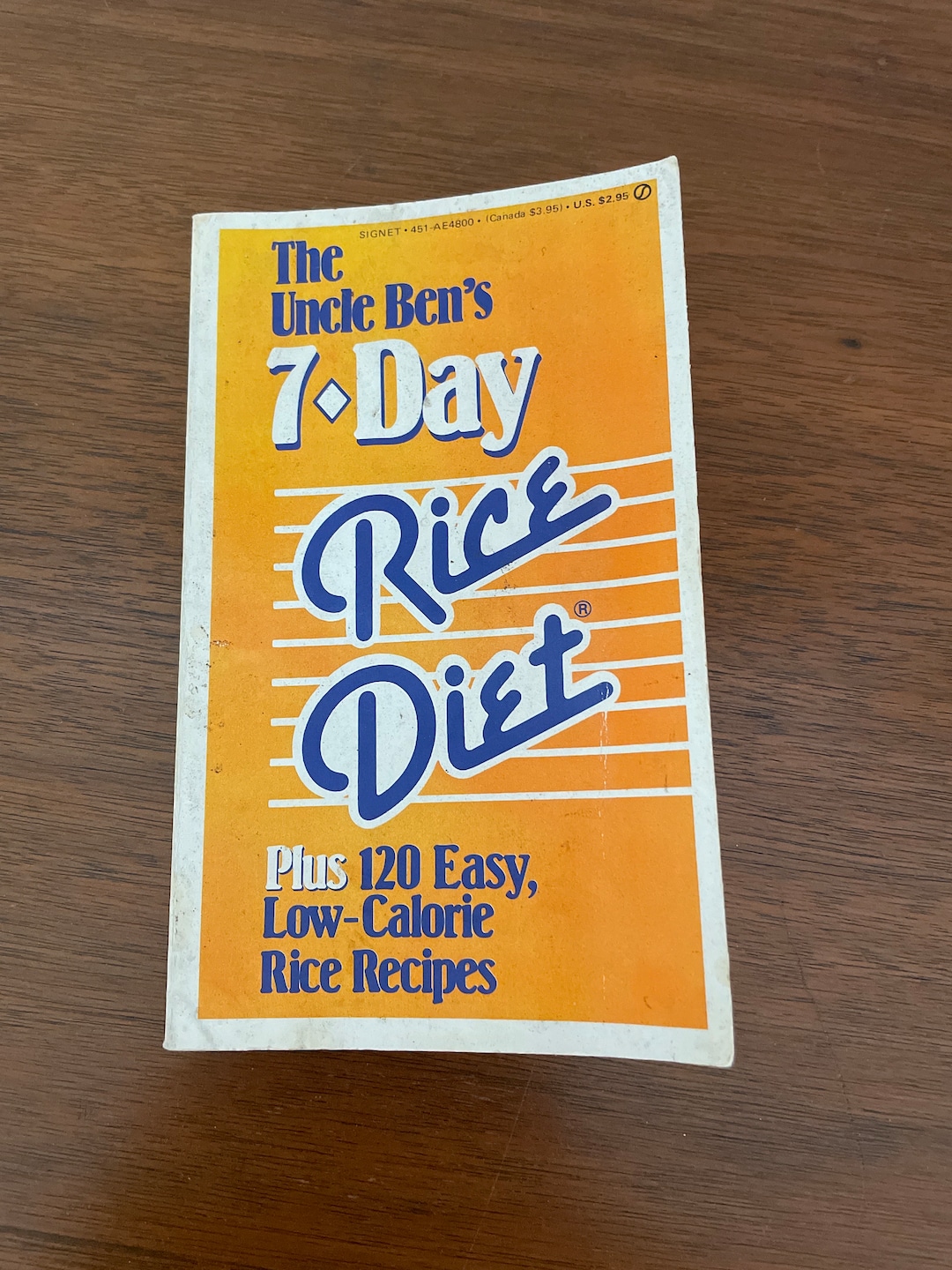 Vintage Rice Diet Recipe Book, 1980's Uncle Ben's 7 Day Rice Diet ...
