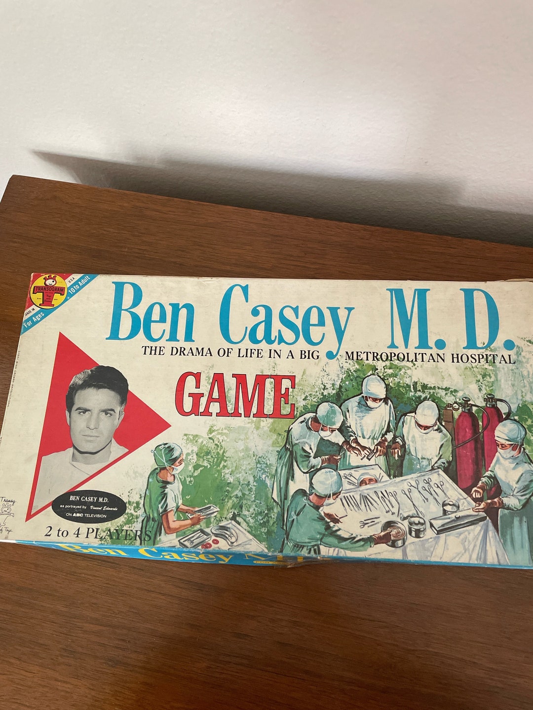 Vintage Board Game, 1960's Ben Casey M.D. Board Game, Transogram ...
