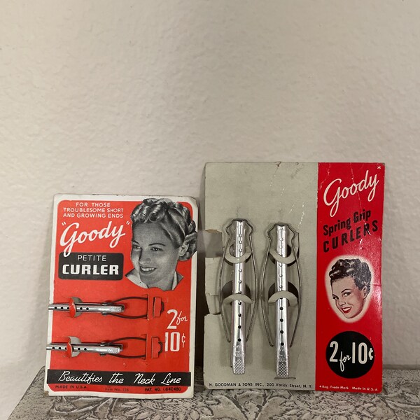 Vintage Hair Curlers - Etsy