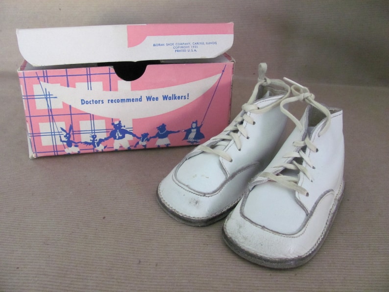 Vintage Baby Shoes 1950's Wee Walkers Baby Walking Shoes - Etsy