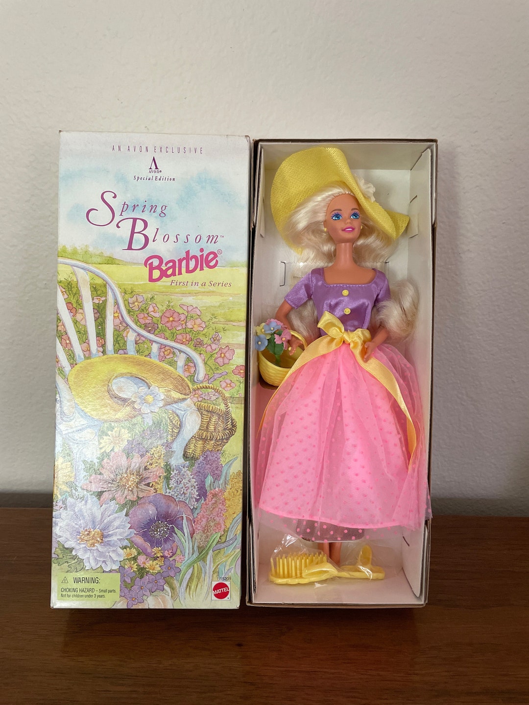 Vintage Avon Special Edition Barbie Doll, 1990's Spring Blossom Barbie ...