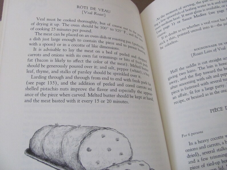 Vintage French Cookbook 1970's A Paris Cookbook F.L. - Etsy