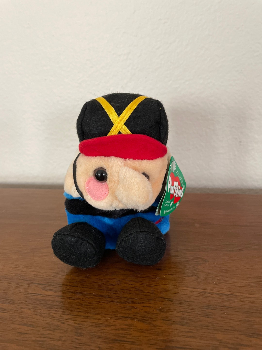 Vintage Puffkins Stuffed Toy, 1990s Swibco Puffkins Tommy the Toy ...