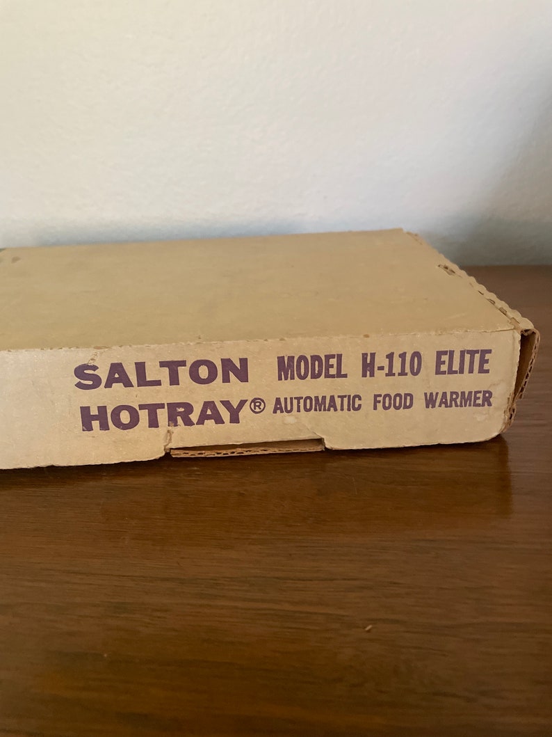 Vintage Warming Tray, 1960's Salton Hotray Automatic Food Warmer, Model ...
