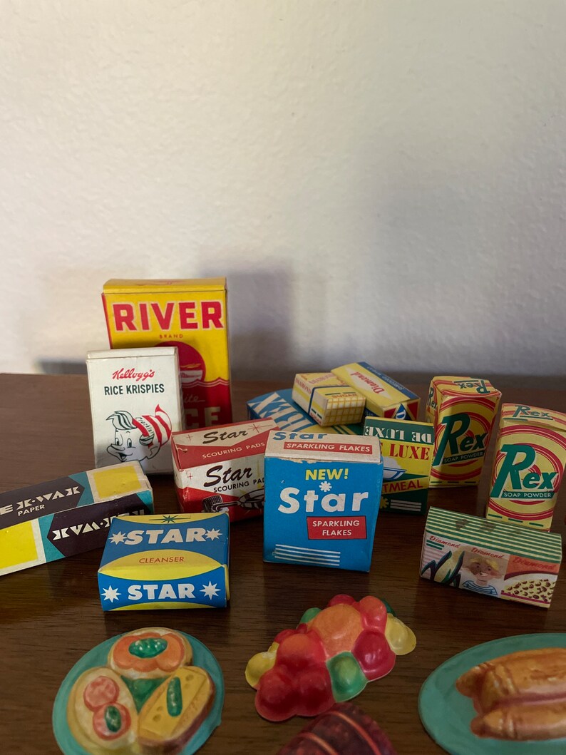 Vintage Deluxe Reading Cardboard Boxes Plastic Food - Etsy