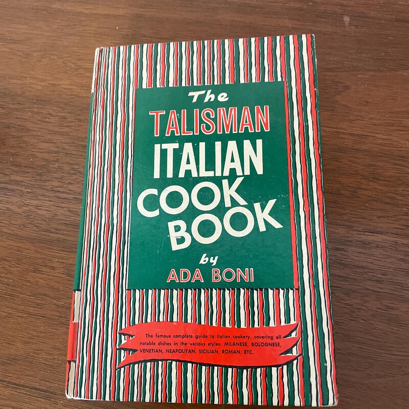 Italian Cookbooks - Etsy